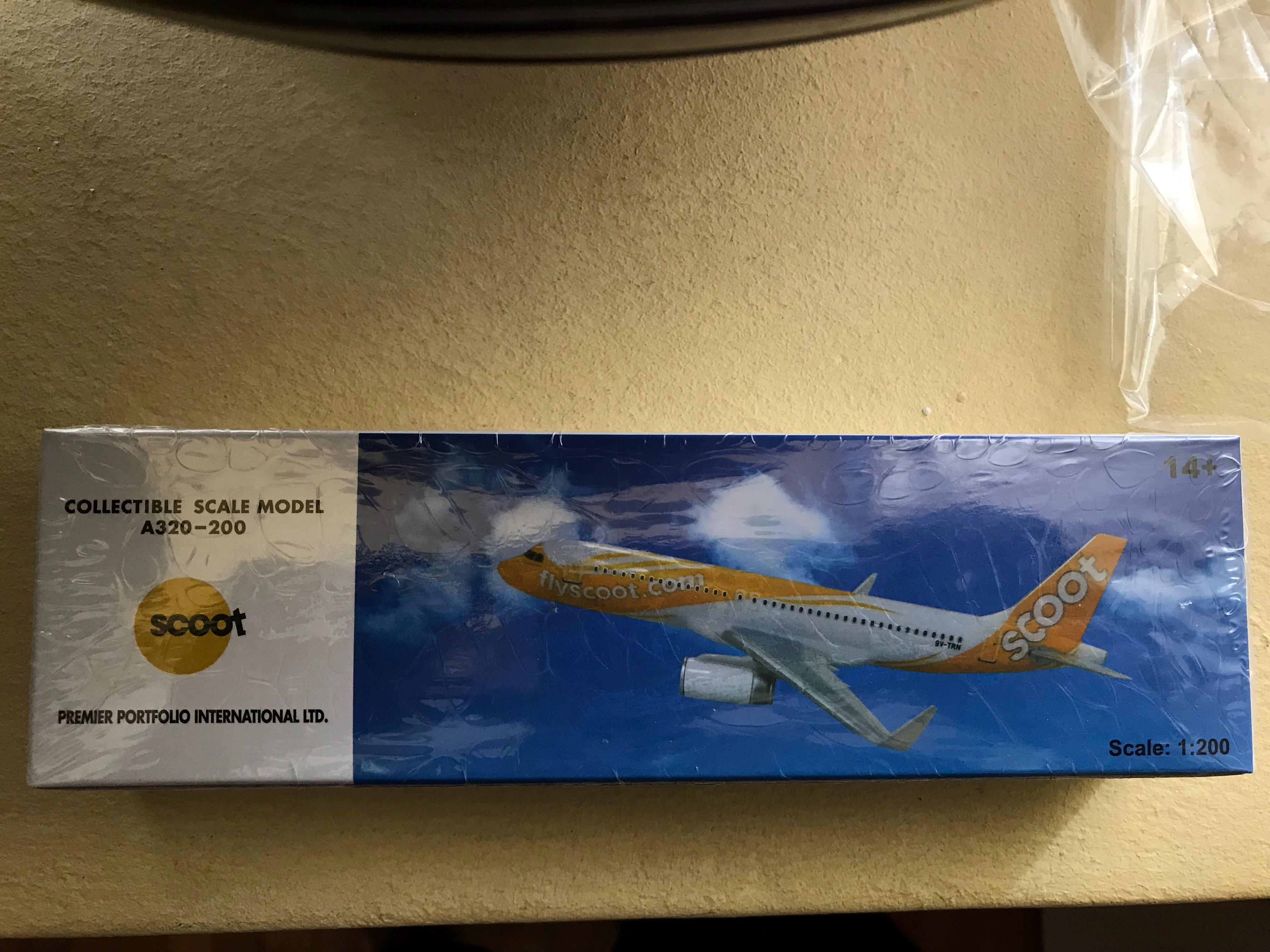 Scoot A320 Model, Hobbies & Toys, Toys & Games on Carousell