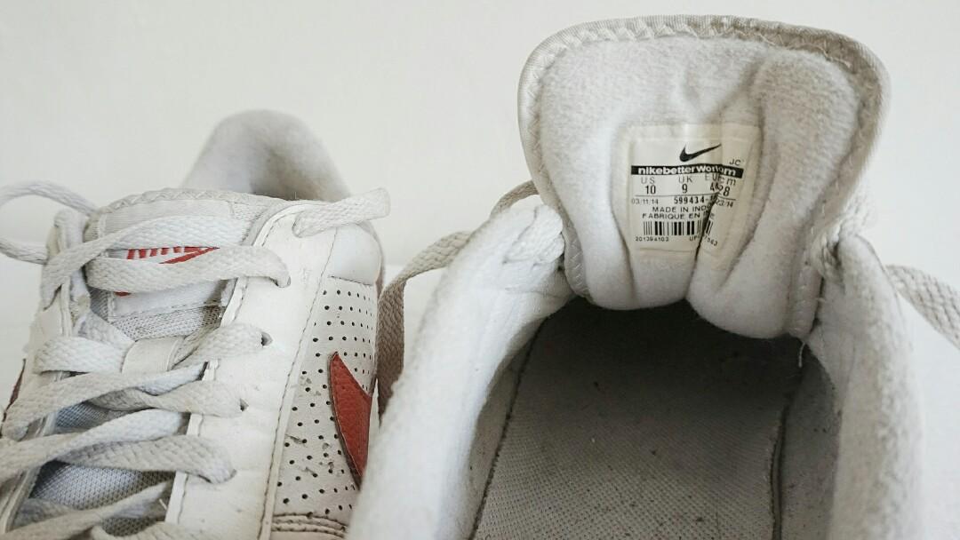 Sneakers Nike Grand Terrace red/white., Fesyen Pria, Sepatu di Carousell