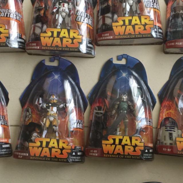 Star Wars 3.75 Inch Figure Lot 14 includes Darth Vader, Various Clone ...