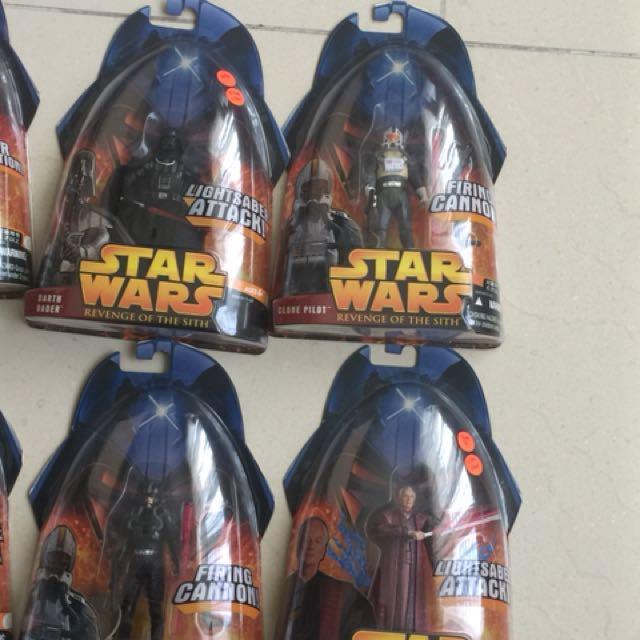 Star Wars 3.75 Inch Figure Lot 14 includes Darth Vader, Various Clone ...