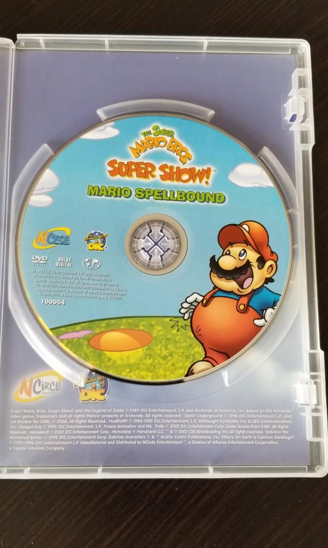 Super Mario DVD, 興趣及遊戲, 收藏品及紀念品, 明星周邊 - Carousell