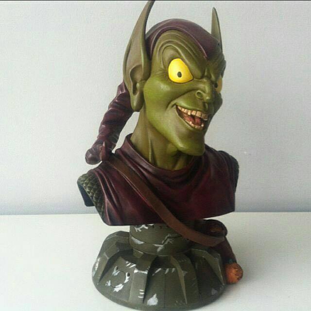 THE GREEN GOBLIN Cold-cast Porcelain Bust (1997) by Marvel / Legends in ...