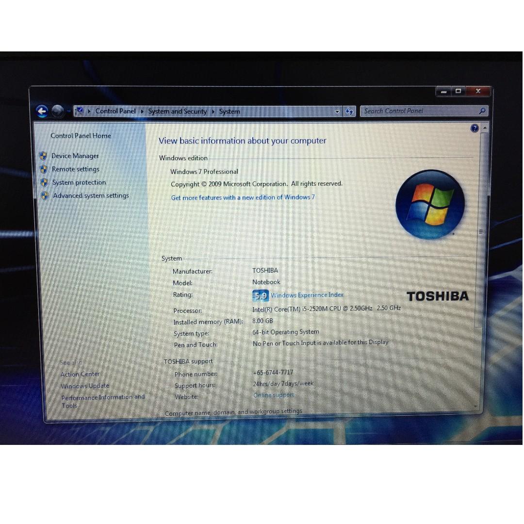 Toshiba Portege R830 13.3" Ultralight, Computers & Tech, Laptops ...