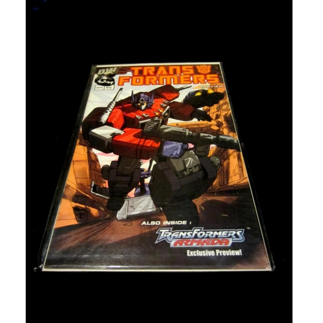 Transformers Dreamwave G1 Comic 2002 Vol #1 Preview (First Print Rare ...