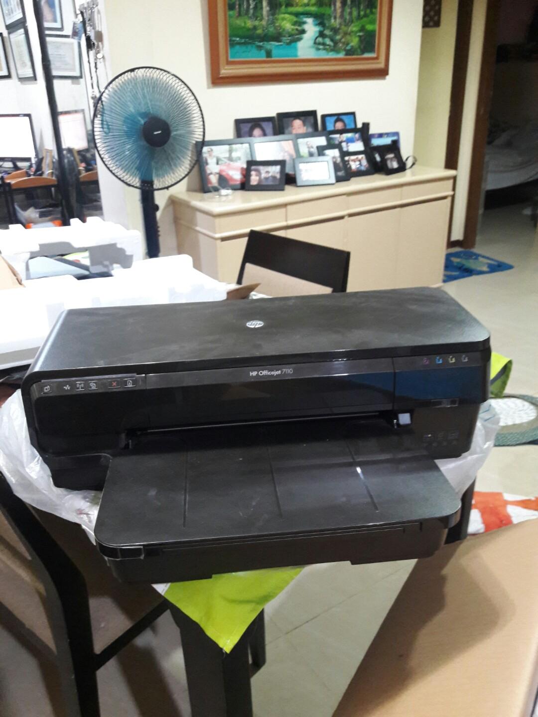 USED HP OFFICEJET 7110 WIDE FORMAT PRINTER, Computers & Tech, Printers, Scanners & Copiers on ...