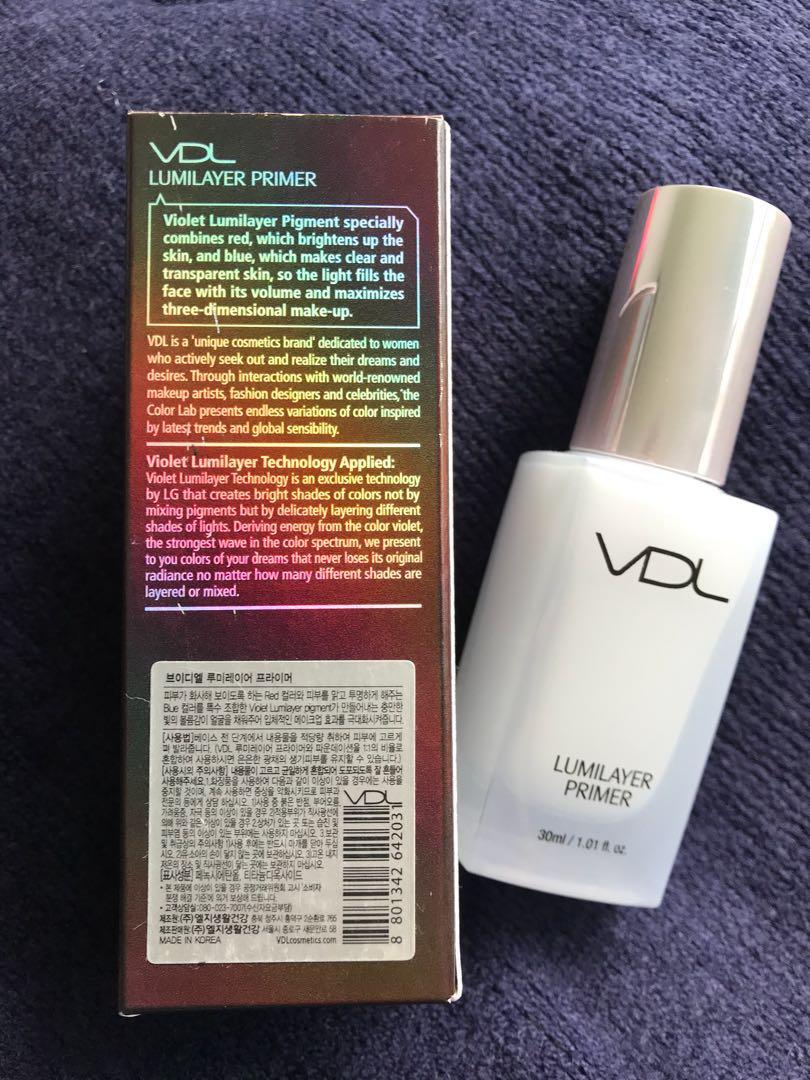 VDL Lumilayer Primer 30ml, Beauty & Personal Care, Face, Makeup on ...