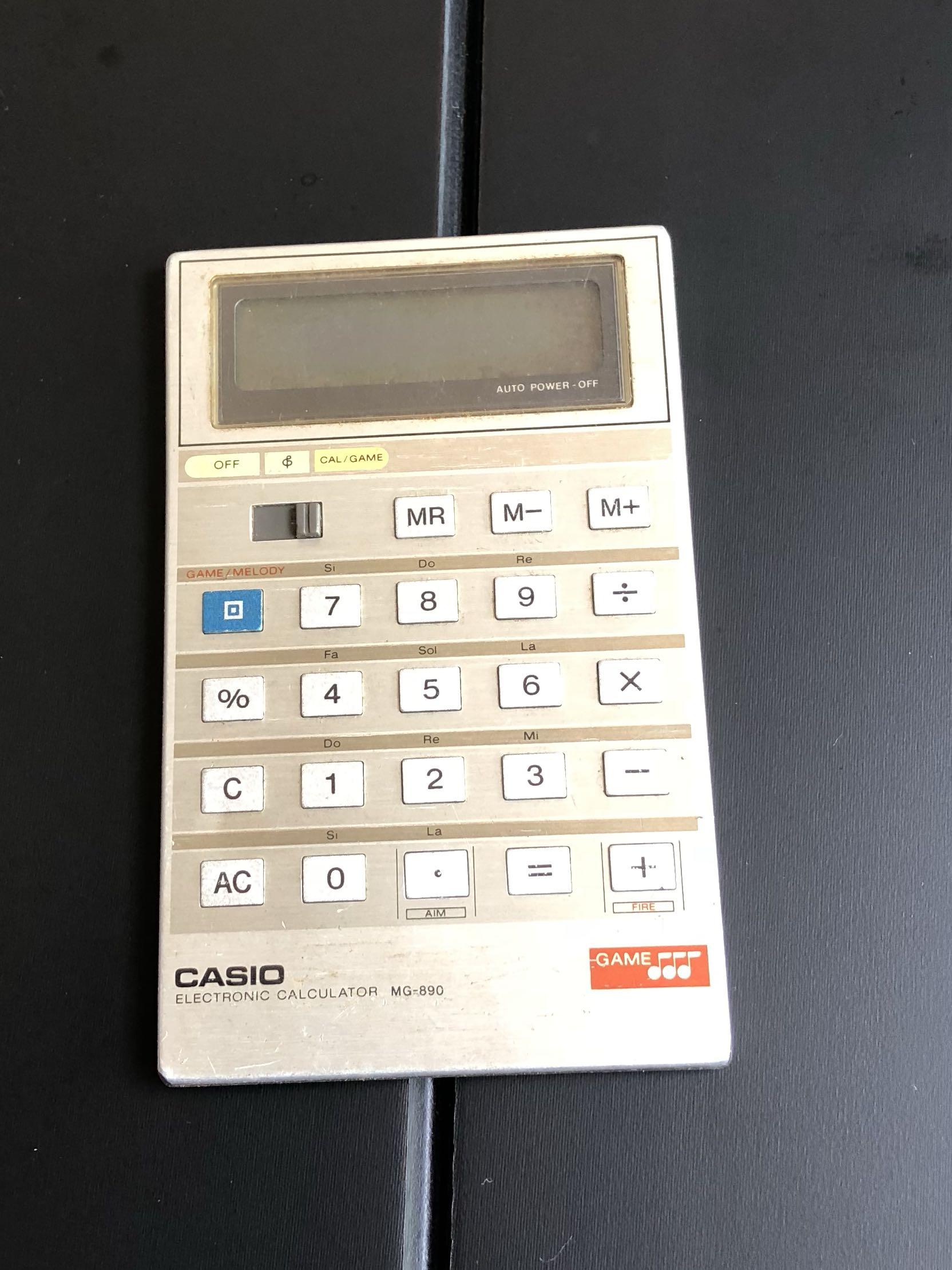 Vintage Casio Calculator, Hobbies & Toys, Memorabilia & Collectibles ...