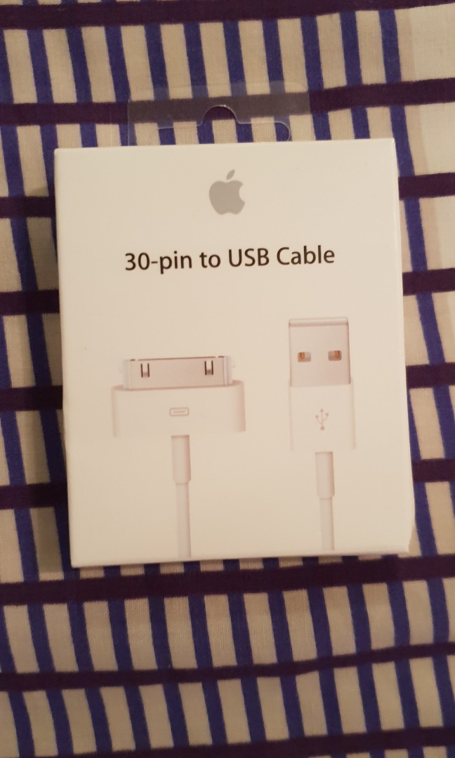 Apple 30-Pin to USB Cable, Mobile Phones & Gadgets, Mobile & Gadget ...