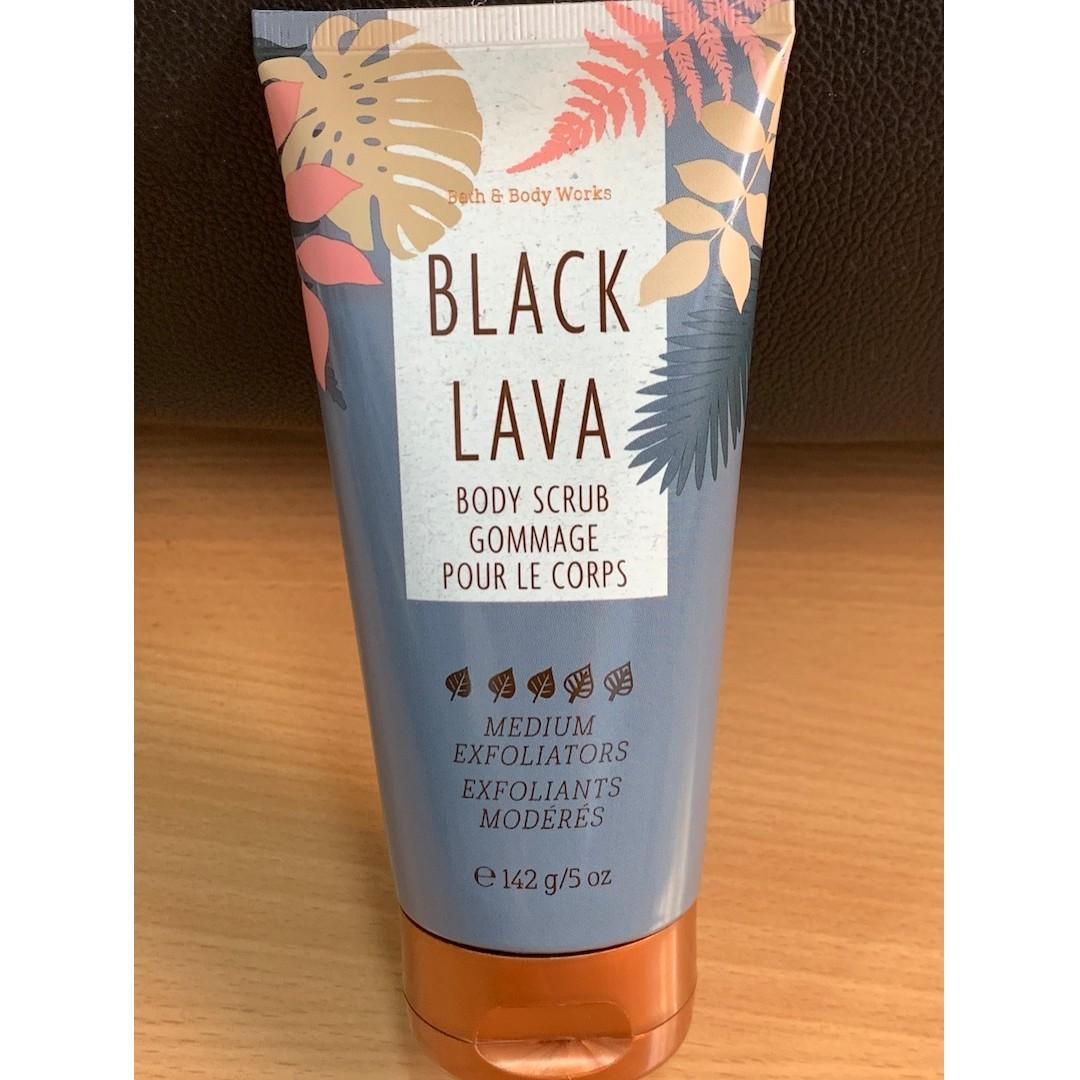 Bath & Body Works Black Lava Body Scrub (Authentic), Beauty & Personal ...