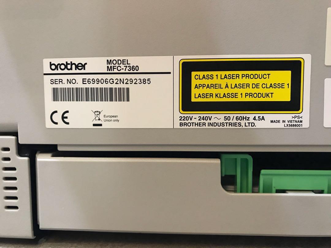 Brother Printer MFC 7360 scan print copy, Computers & Tech, Printers ...