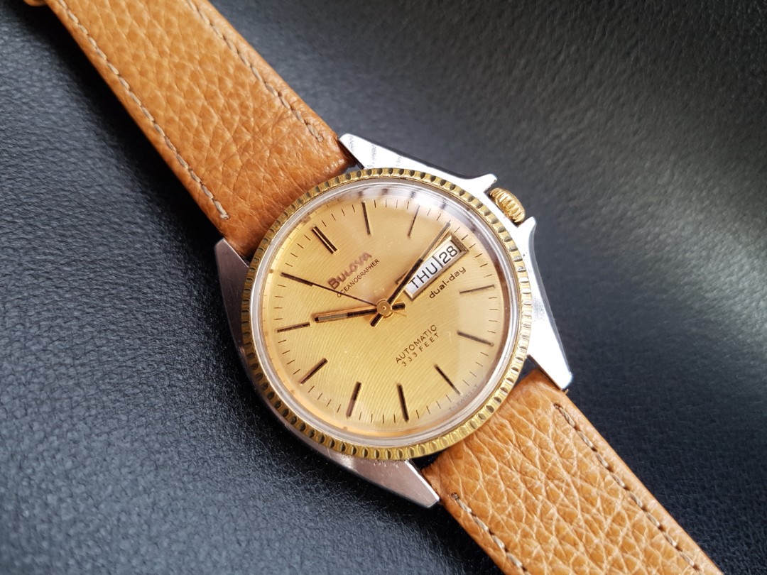 Bulova oceanographer 333feet dual-day gents watch, Men's Fashion ...