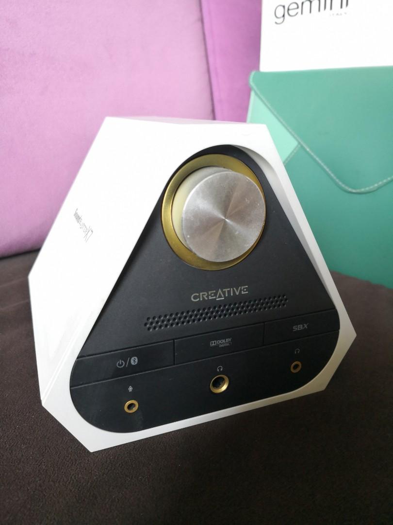 CREATIVE Sound Blaster X7 白色 DAC + AMP, 興趣及遊戲, 音樂、樂器 & 配件, 樂器配件 - Carousell