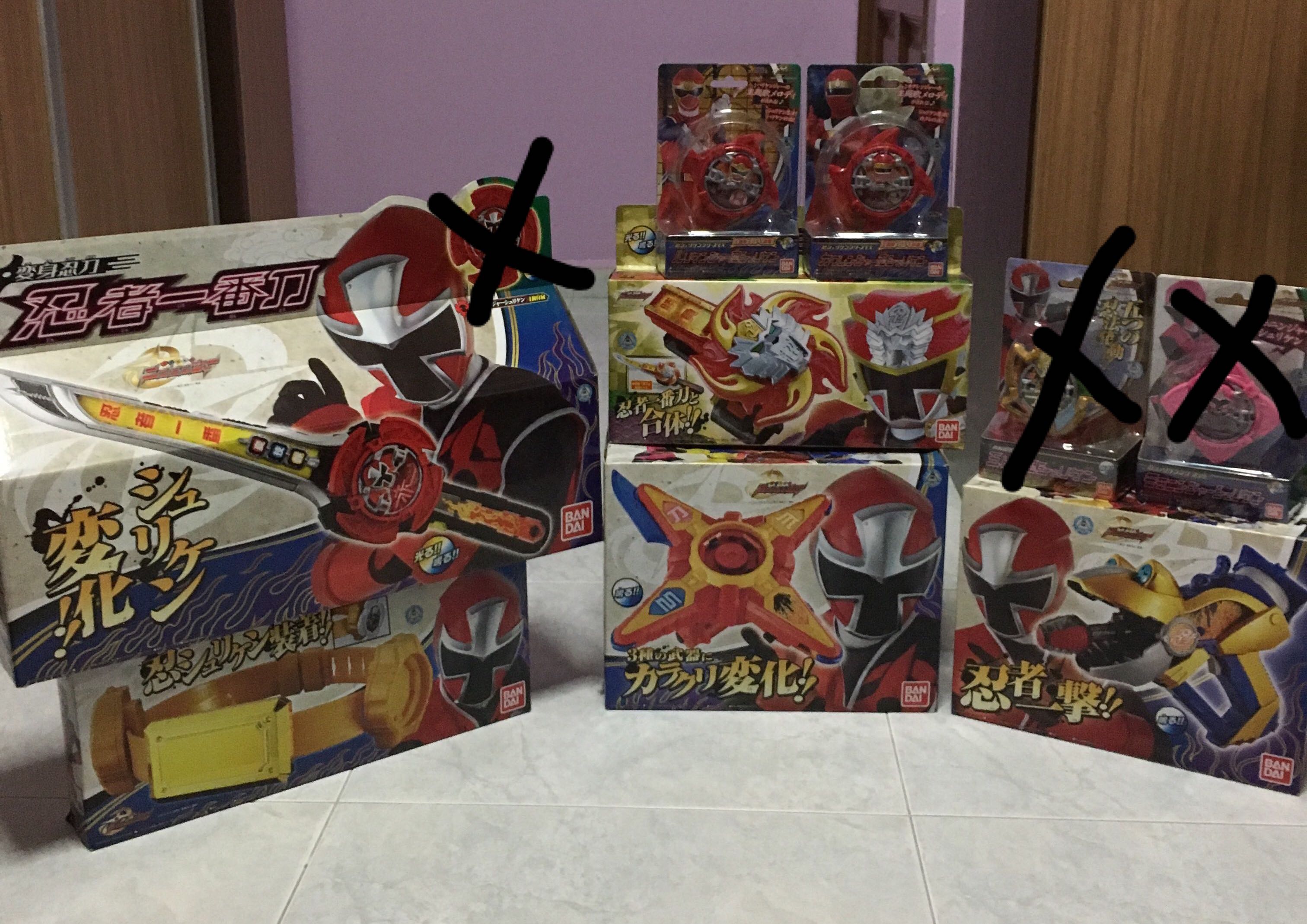 Dx Ninninger Weapons Set (No Shurikens) , Toys & Games, Bricks ...