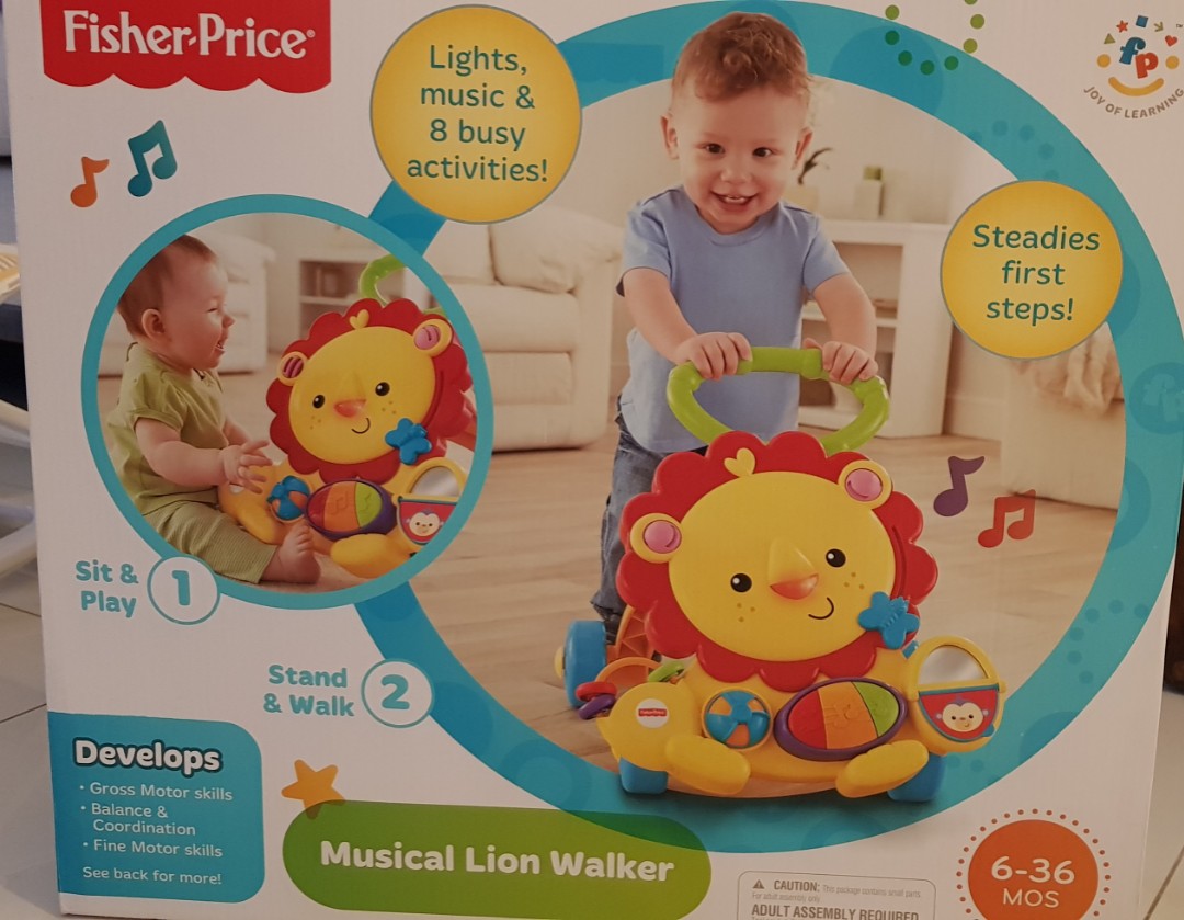 Fisher Price Musical Lion Walker, Babies & Kids, Infant Playtime on ...
