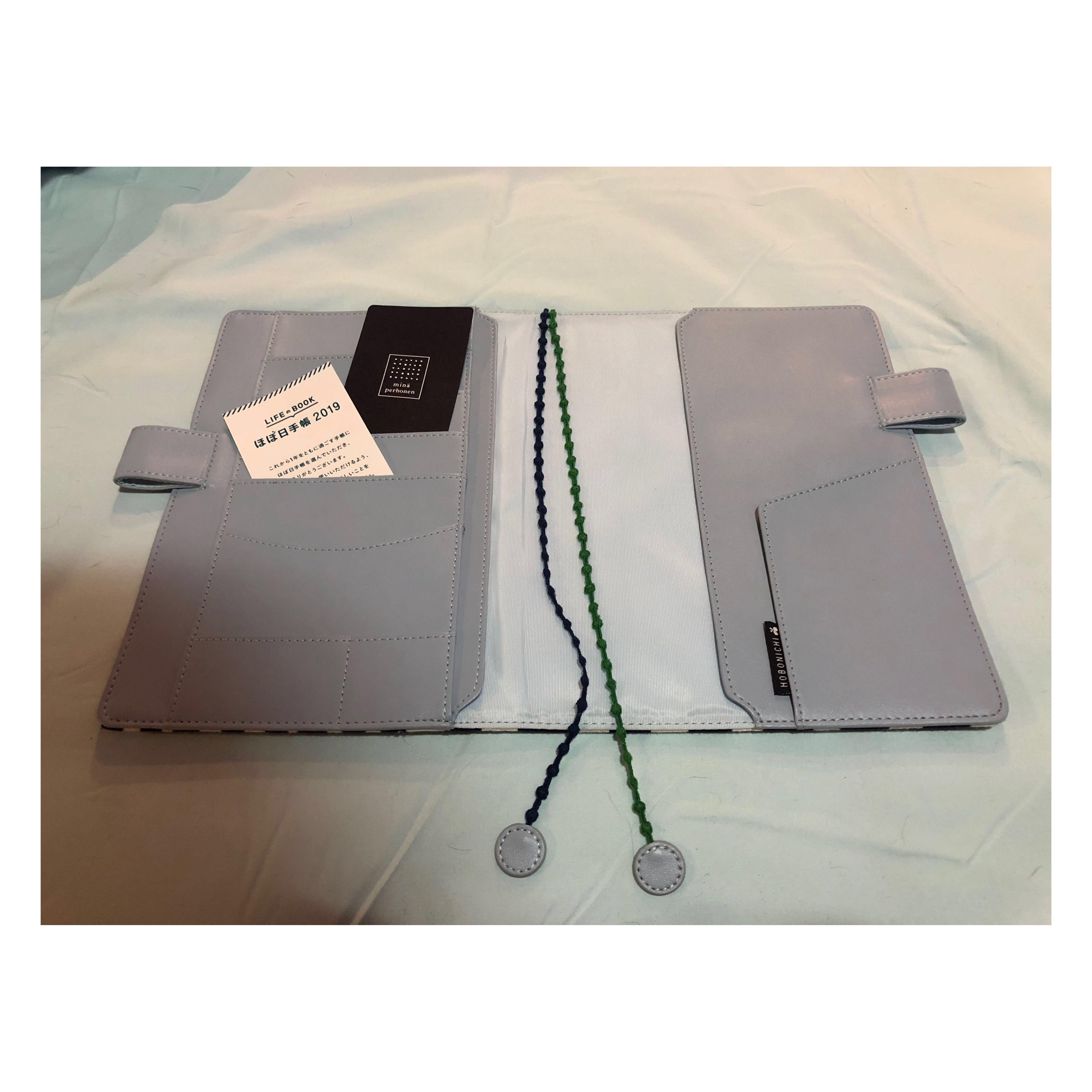 [HOBONICHI 2019] A5 Notebook Cover (Mina Perhonen Sora Check for Cousin ...