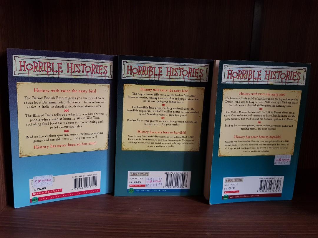 Horrible Histories - Two books in one. #MRTToapayoh, Hobbies & Toys ...