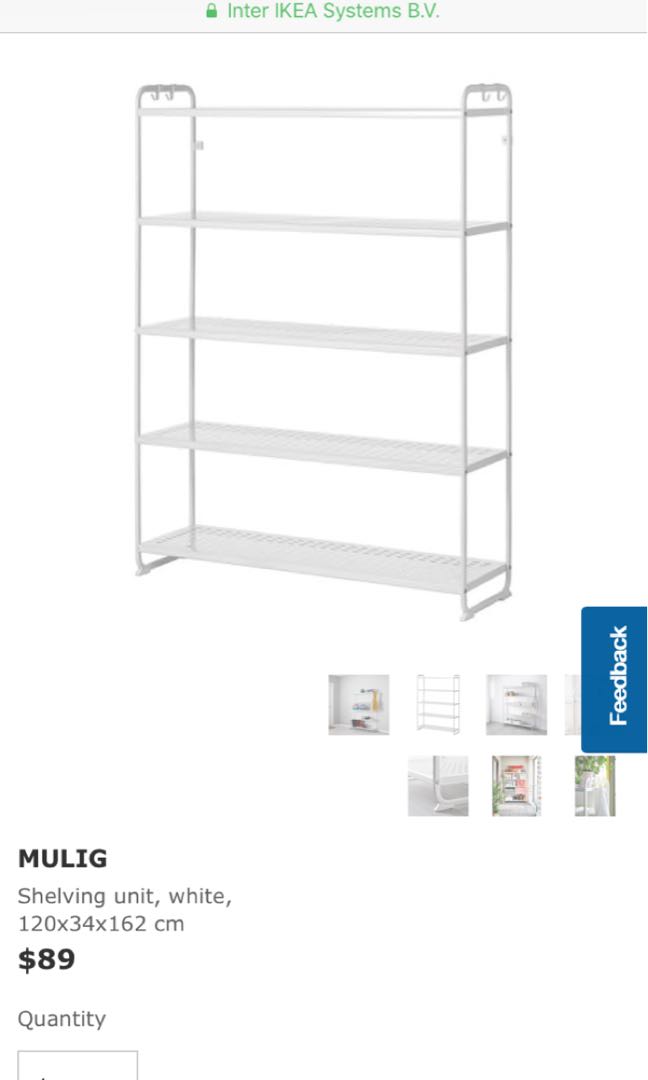 Ikea mulig shelves, Furniture & Home Living, Furniture, Shelves ...