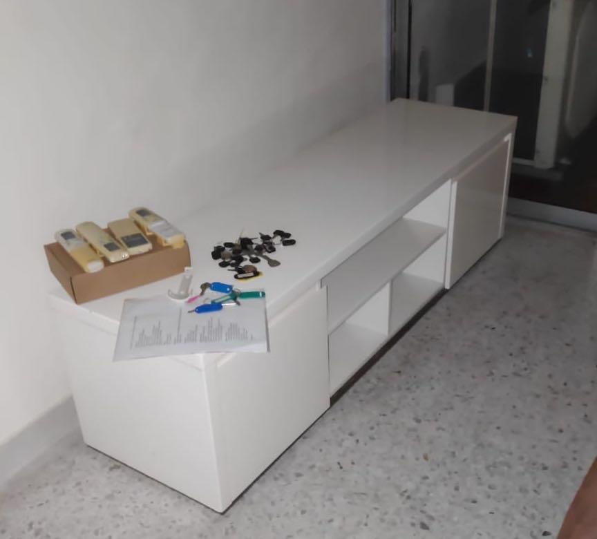 IKEA TV bench/console, Furniture & Home Living, Furniture, Tables ...