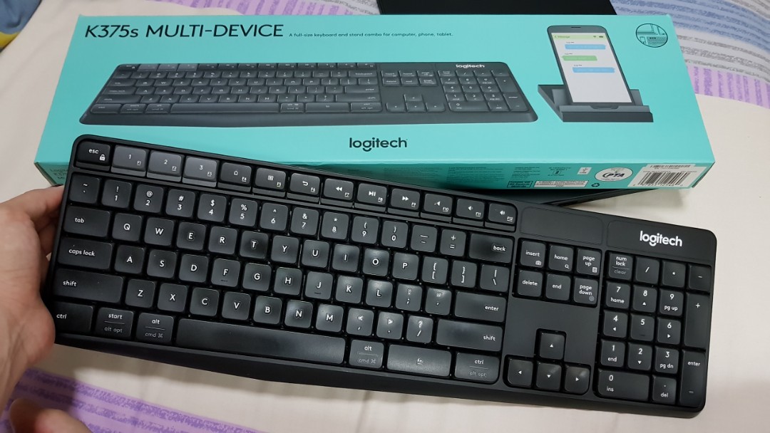K375s multi device wireless bluetooth Logitech keyboard, Computers & Tech, Parts & Accessories ...