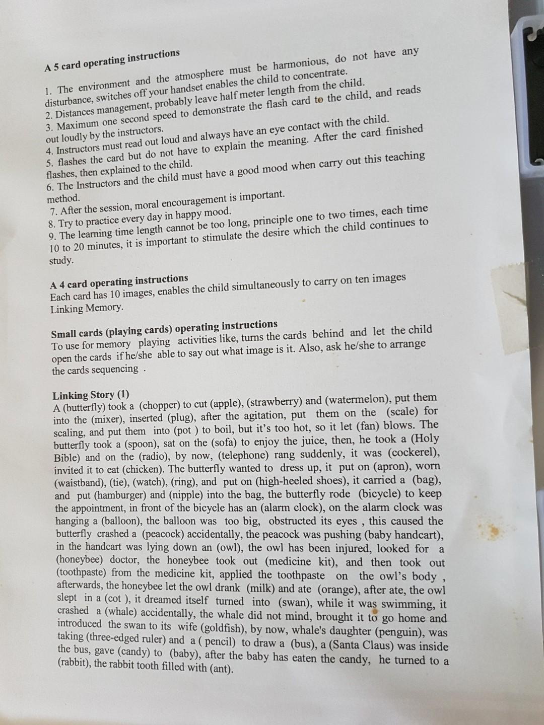 Linking Memory Cards, Hobbies & Toys, Toys & Games on Carousell