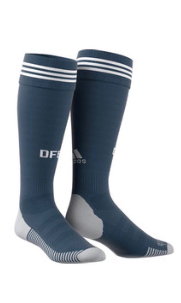 Original 2018- 2019 Germany Home Adidas Goalkeeper Socks (Blue) World ...