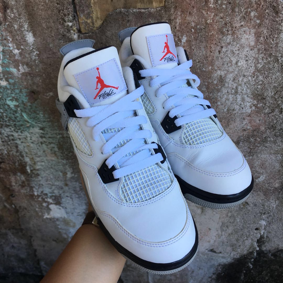 Original AIR JORDAN 4 RETRO OG BG, Women's Fashion, Footwear, Sneakers ...