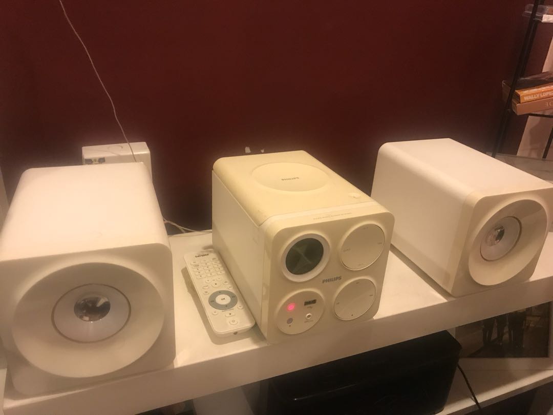 Philips MCM1055/98 Cube Micro Sound System, Audio, Soundbars, Speakers ...