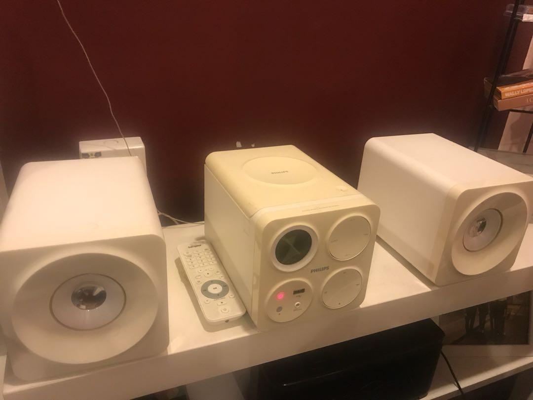 Philips MCM1055/98 Cube Micro Sound System, Audio, Soundbars, Speakers ...