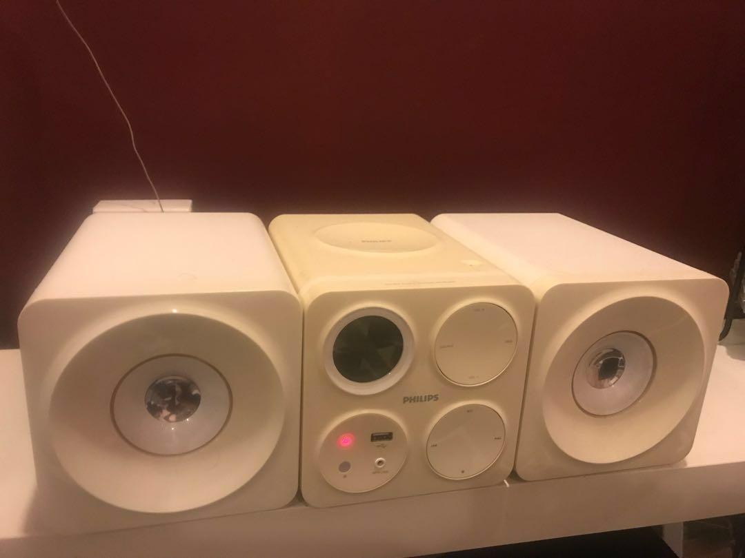 Philips MCM1055/98 Cube Micro Sound System, Audio, Soundbars, Speakers ...