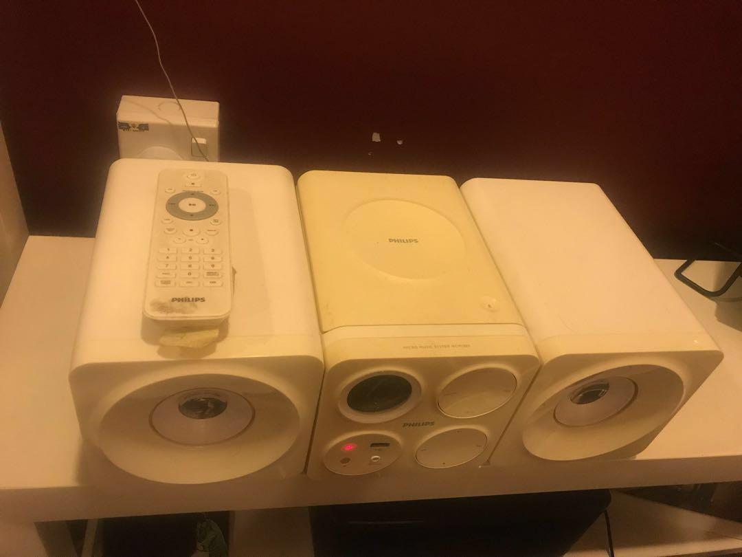 Philips MCM1055/98 Cube Micro Sound System, Audio, Soundbars, Speakers ...