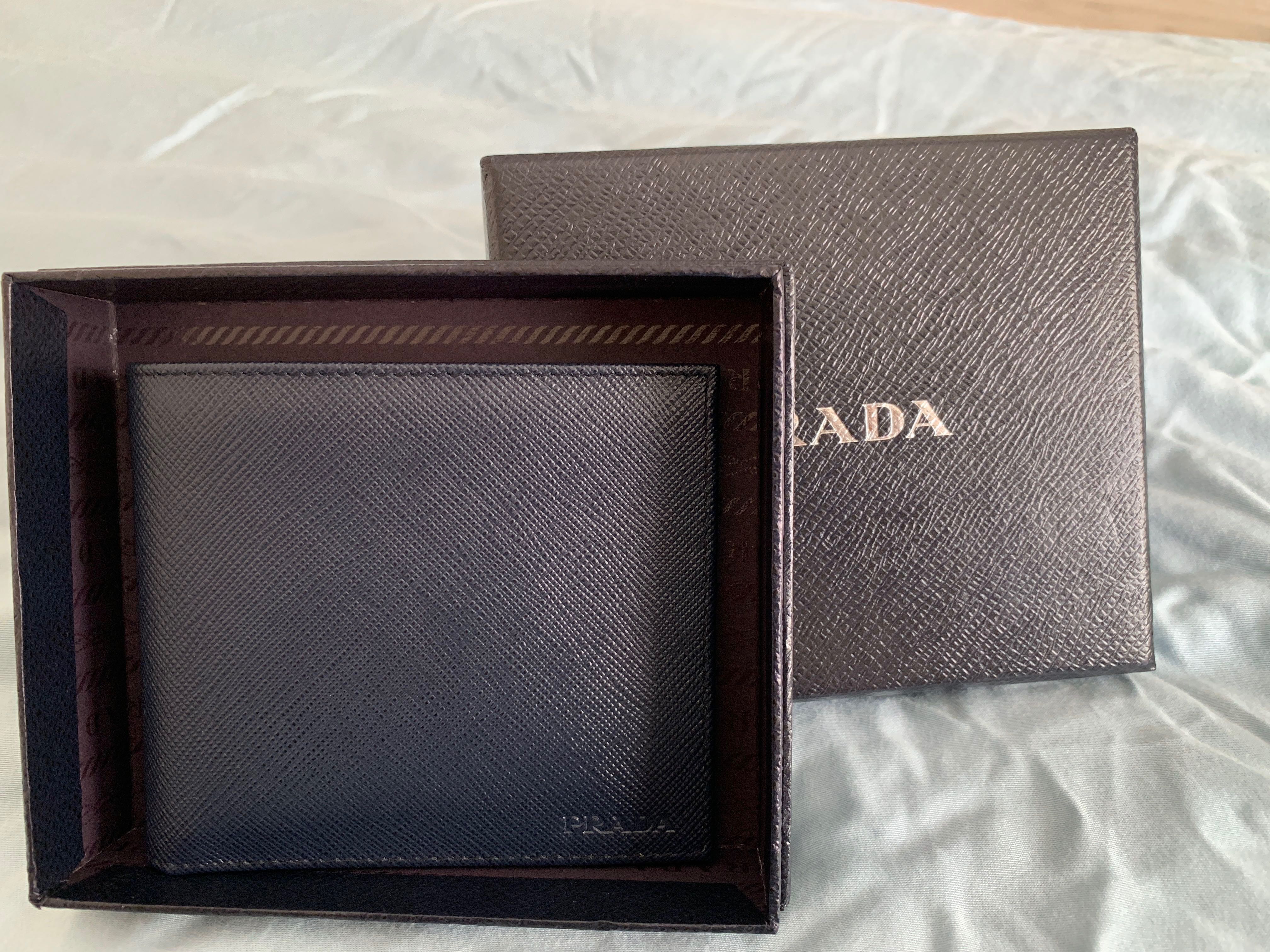 Prada Men’s Wallet, Luxury, Bags & Wallets on Carousell