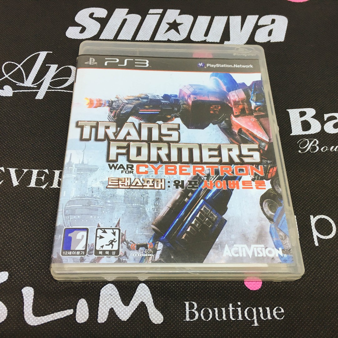 PS3 Game Transformers: War for Cybertron, Video Gaming, Video Games ...