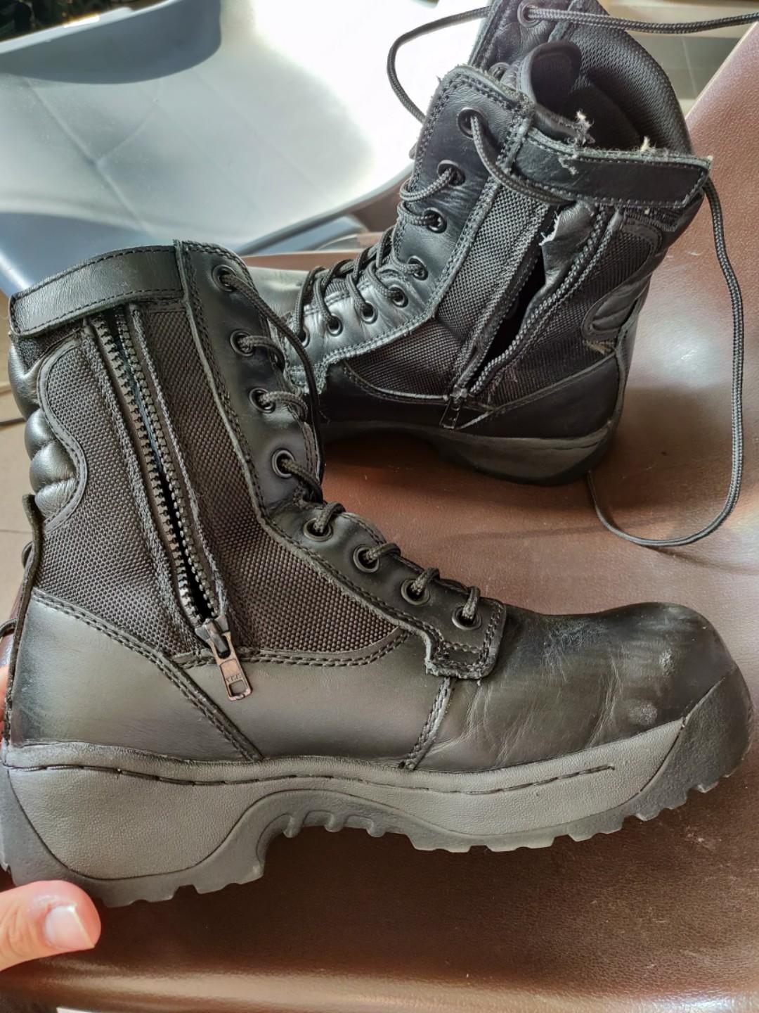 SAF Army Safety Boots, Men's Fashion, Footwear, Boots on Carousell