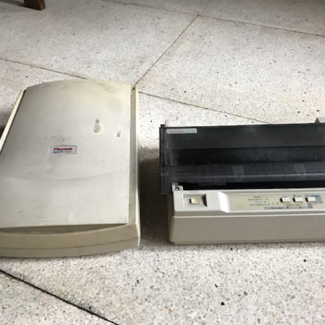 Scanner and dot matrix printer, Computers & Tech, Printers, Scanners ...