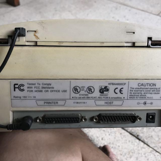 Scanner and dot matrix printer, Computers & Tech, Printers, Scanners ...