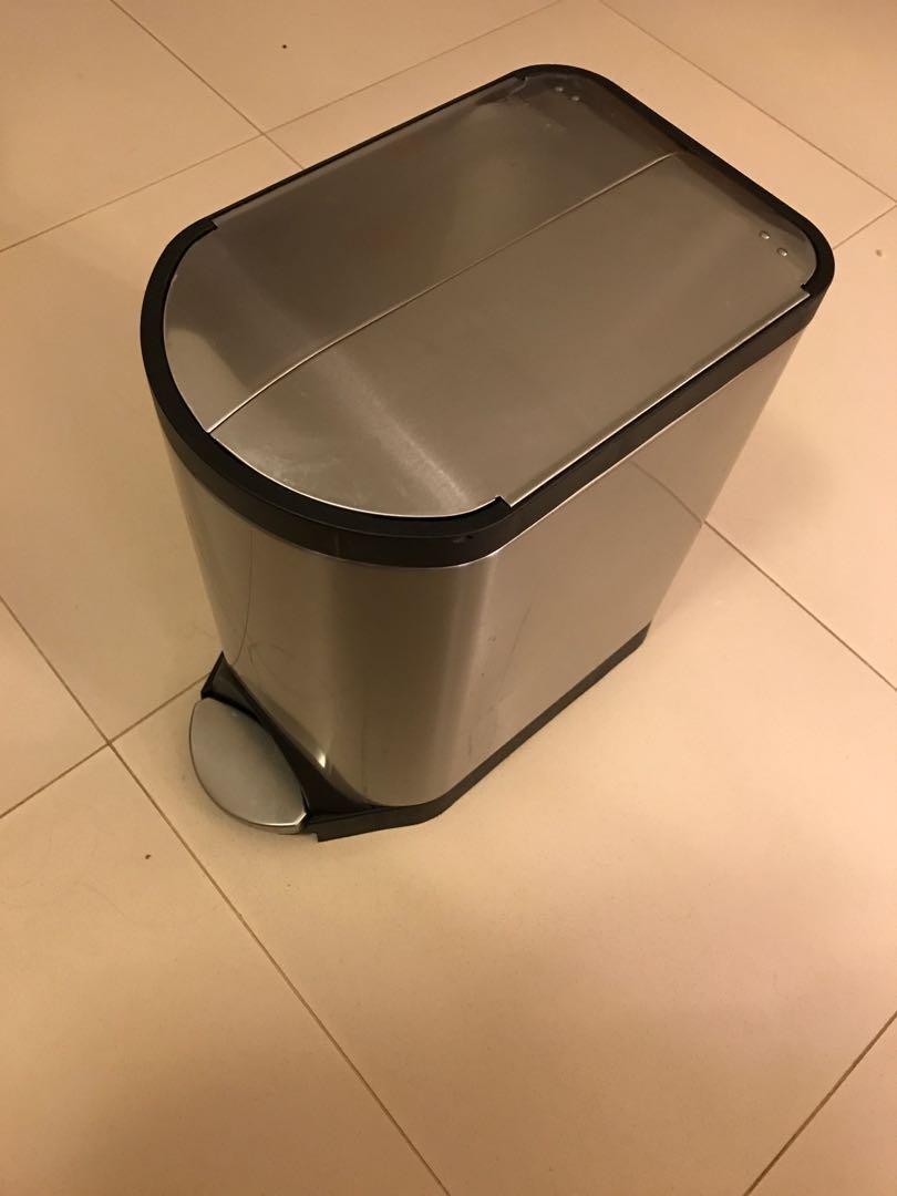 Simple Human medium-size garbage bin, Furniture & Home Living, Cleaning ...