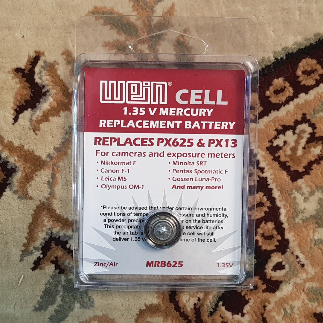 WeinCell MRB625 1.35v Battery ( aka PX625 Battery ) ! RARE ! =D Wein ...