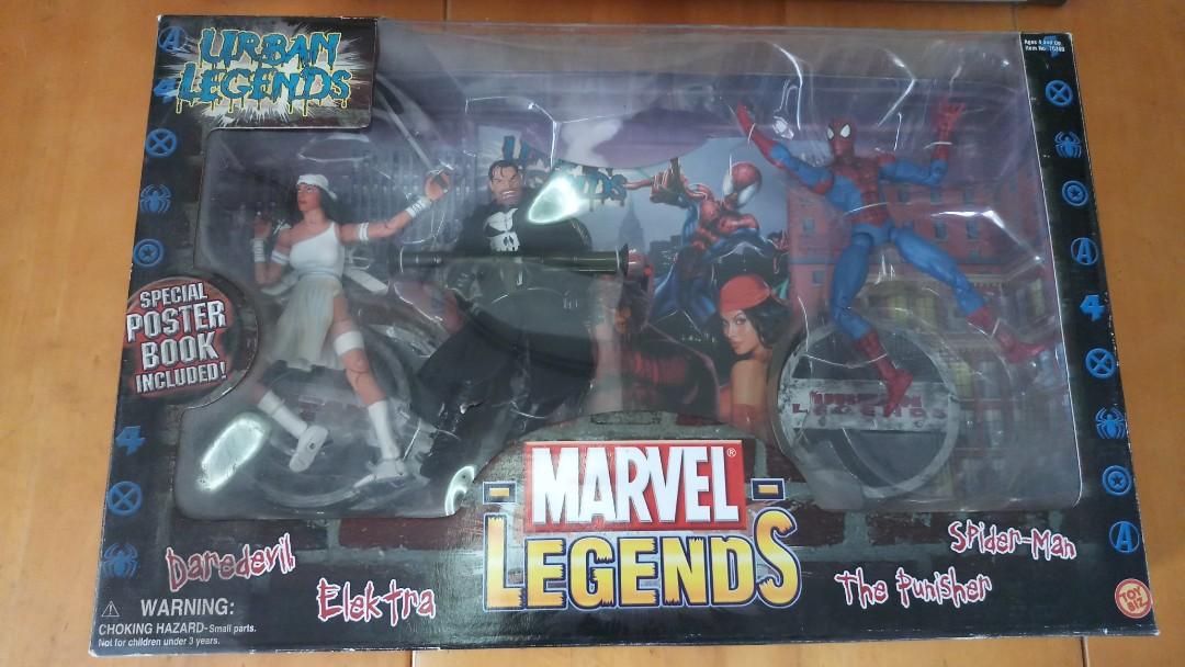 絕版 中古 罕有 Marvel Urban Legends Boxset 一盒, 興趣及遊戲, 玩具 & 遊戲類 - Carousell