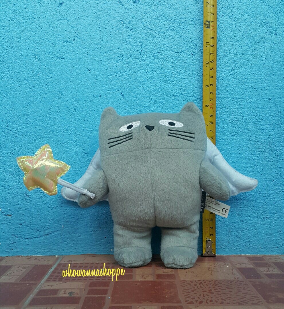 Angel Cat Plush (KAM KAM), Hobbies & Toys, Toys & Games on Carousell