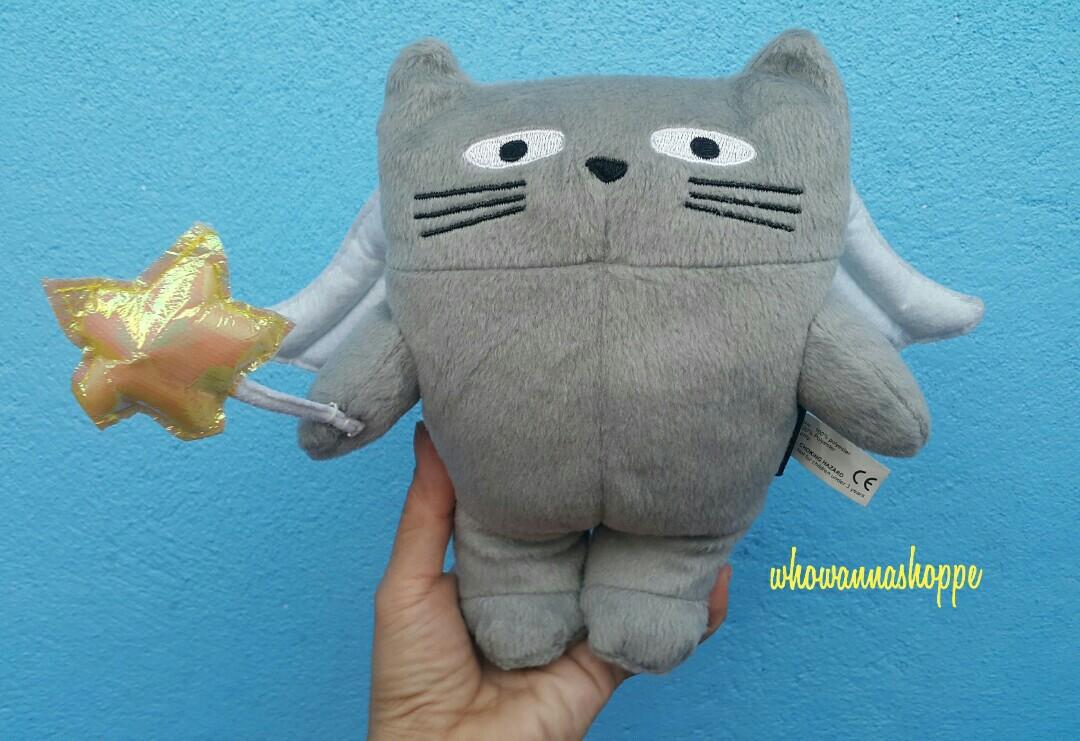 Angel Cat Plush (KAM KAM), Hobbies & Toys, Toys & Games on Carousell
