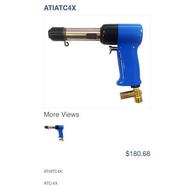ATI/Snap-On Tools Pneumatic Air Hammer Rivet Gun 4x, Furniture & Home ...