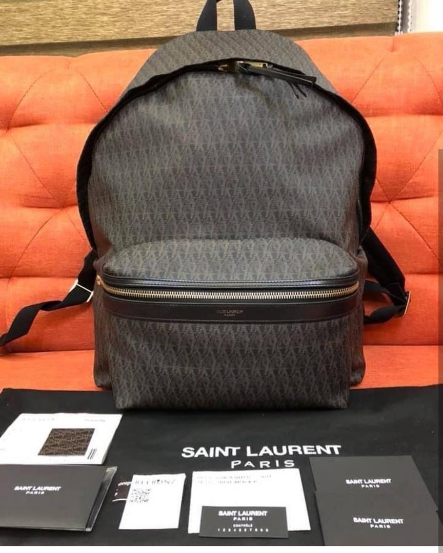 Authentic YSL back pack Large, Luxury, Bags & Wallets on Carousell