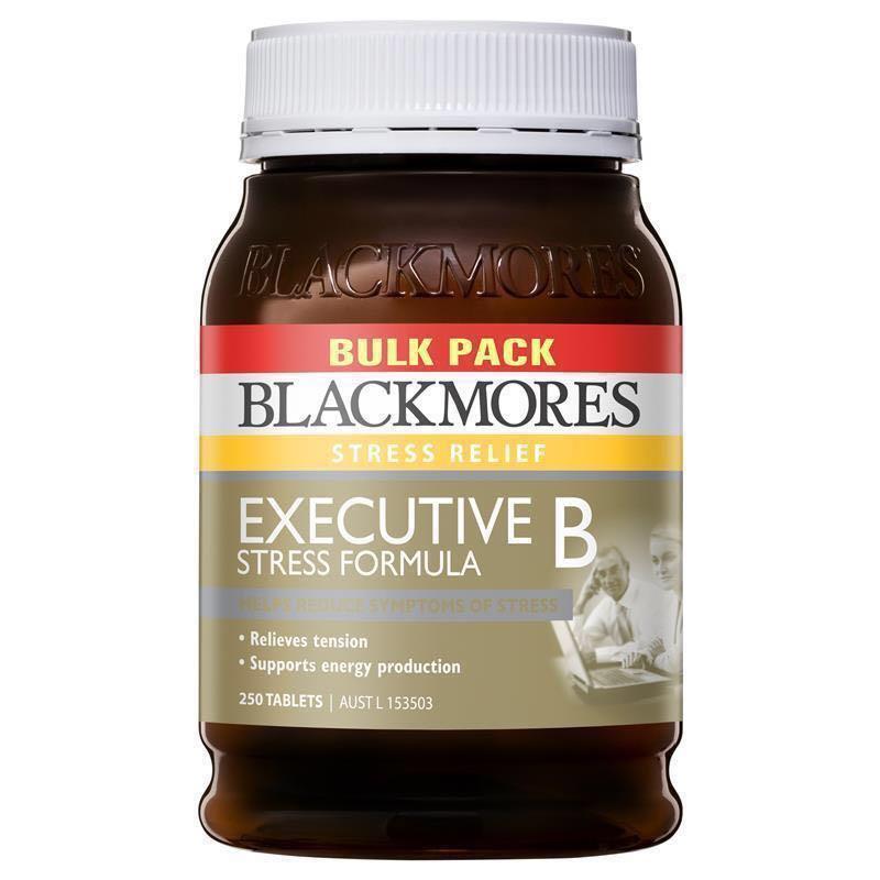 Blackmores Executive B Stress Formula 250 capsules , Health & Nutrition ...