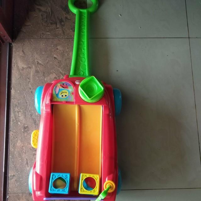 Fisher price wagon/walker(batteries functions), Babies & Kids, Infant ...
