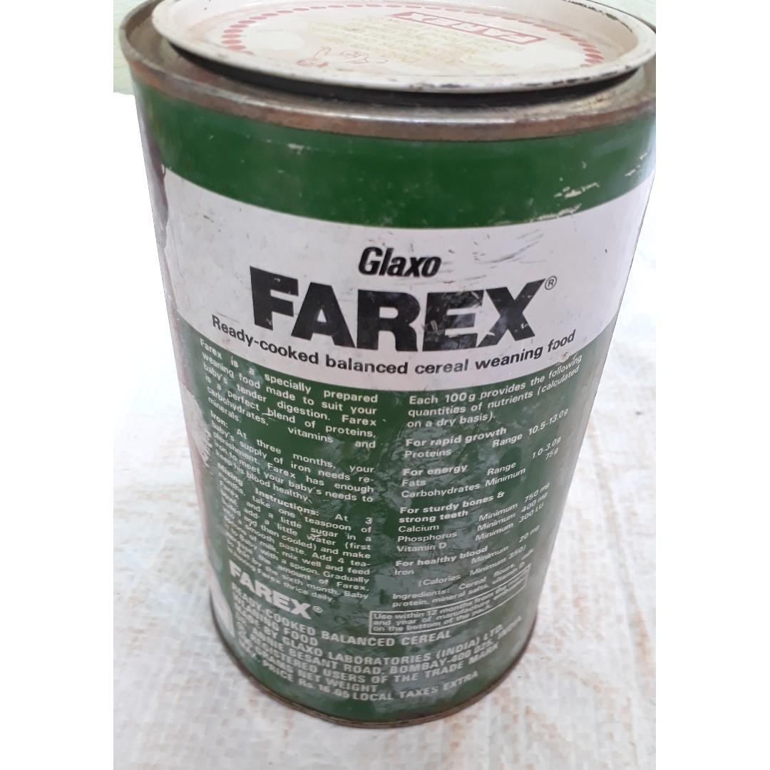 GLAXO , FAREX , BABY FOOD , Vintage Advertising Tin box. ti138, Hobbies ...