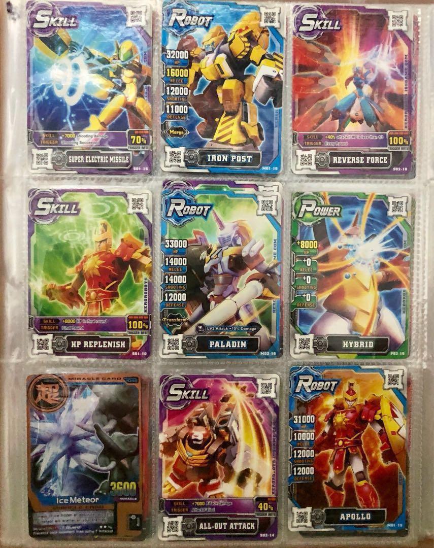 Hero of Robots Arcade Trading Game Cards, Hobbies & Toys, Toys & Games ...