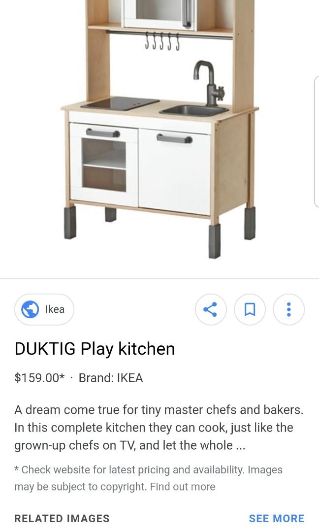 IKEA Duktig Kitchen Playset, Hobbies & Toys, Toys & Games on Carousell