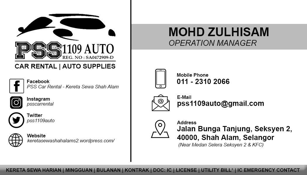 Kereta Sewa Shah Alam -PSS Car Rental, Cars, Vehicle Rentals on Carousell