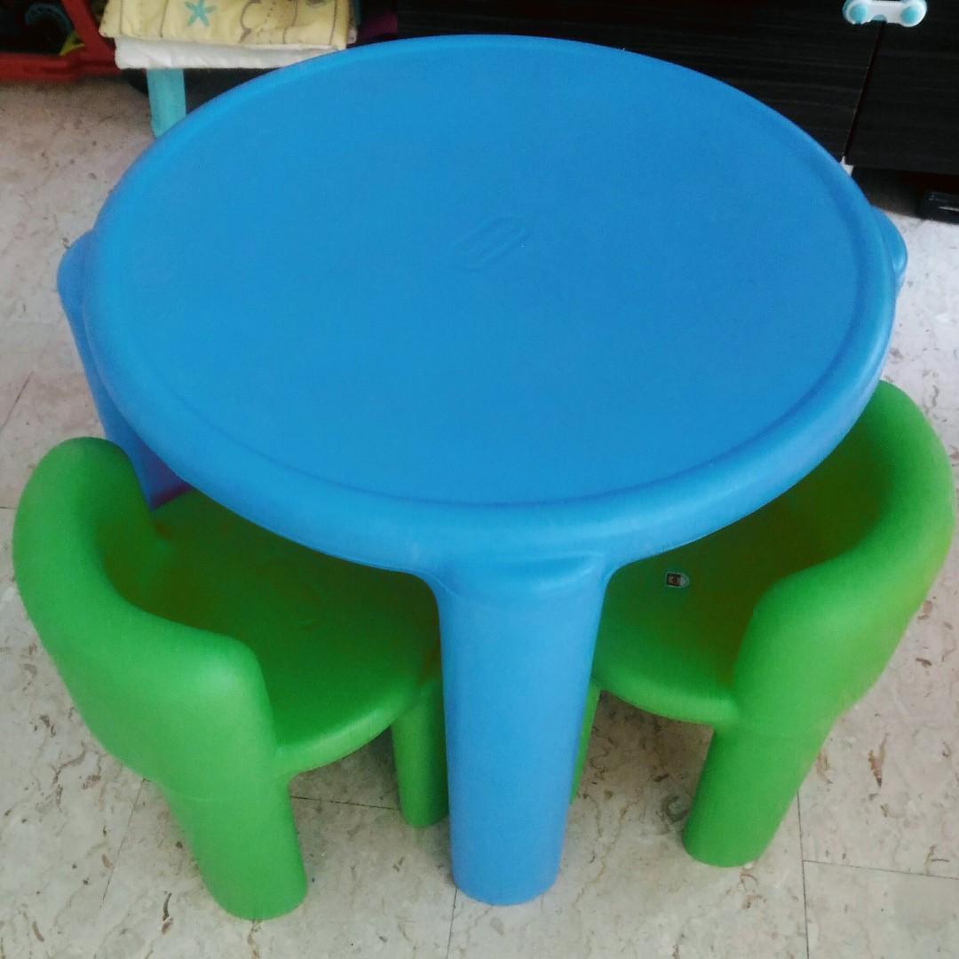 Little Tikes Bright 'N Bold Table And Chairs Set, Babies & Kids, Baby ...