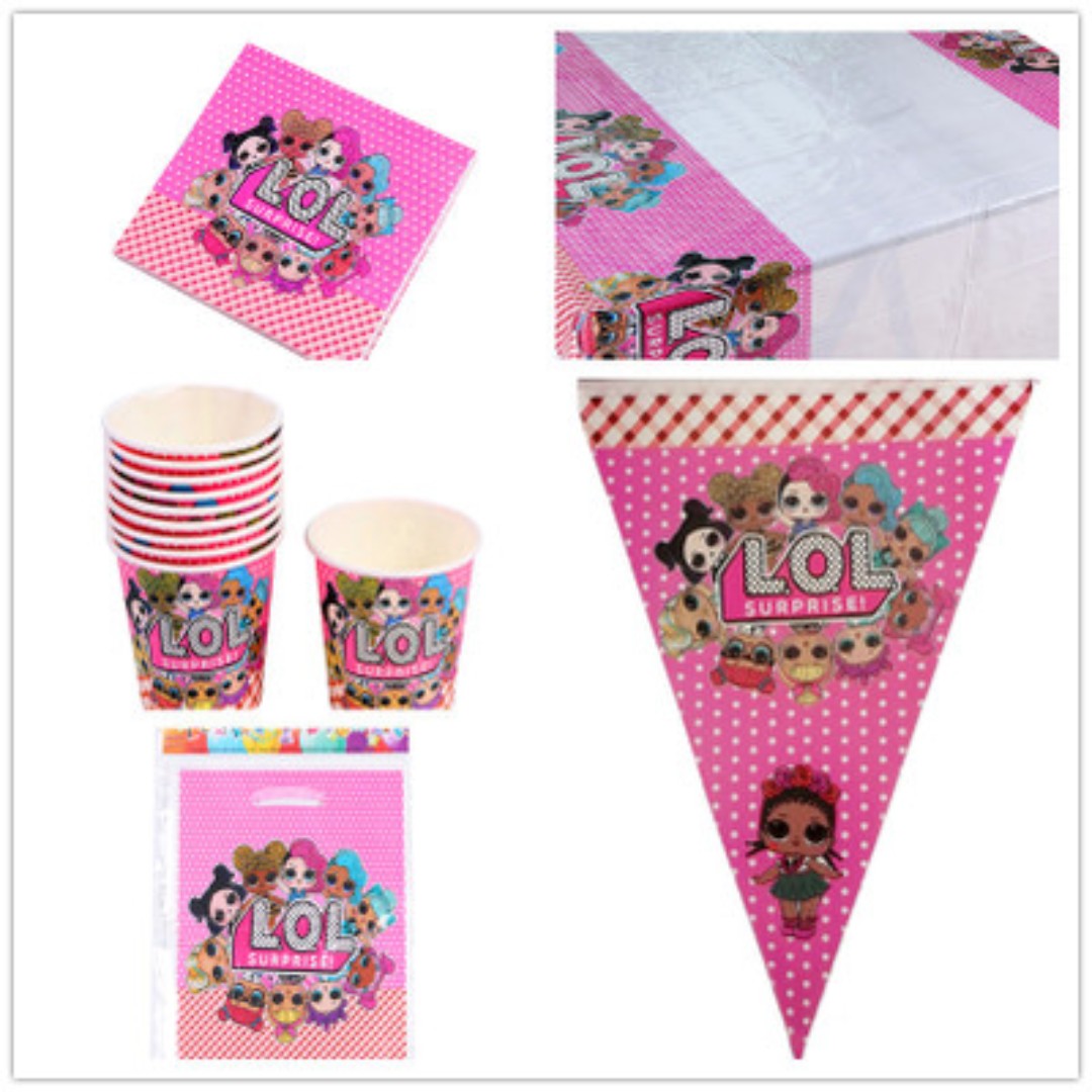 LOL Surprise Party Supplies / Party Decorations / Theme Party Setup ...